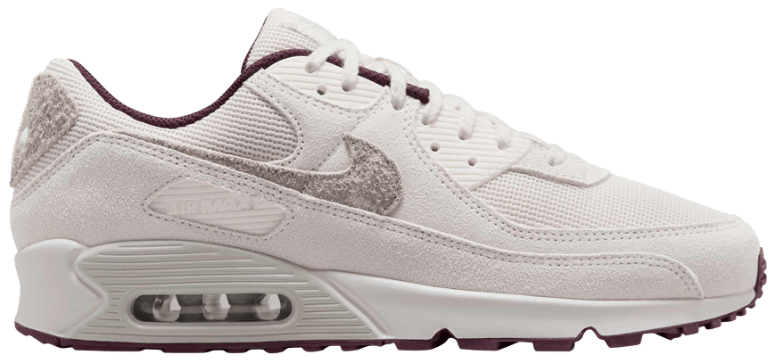 Buy Nike Air Max 90 Premium 'Phantom Burgundy Crush' - HQ1712 001 | GOAT