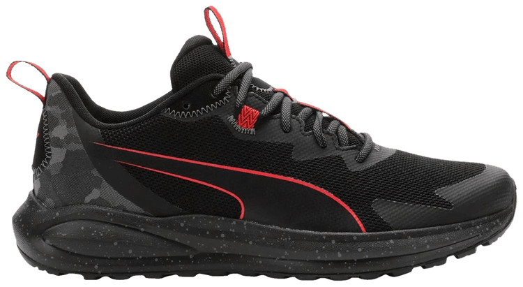 Buy Puma Twitch Runner Trail 'Black Red Camo' - 378040 01 | GOAT
