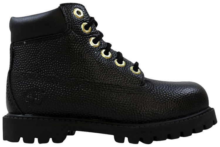 Buy Timberland 6 Inch Premium Boot Toddler 'Black Basketball Leather ...