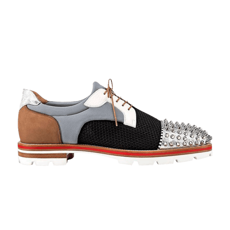 Buy Christian Louboutin Louis Junior Spikes Orlato Flat 'Multi-Color ...