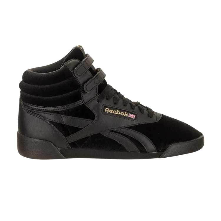 Buy Reebok Freestyle High Big Kid 'Velvet - Black Gold' - CN1717 | GOAT
