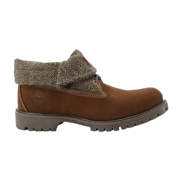 Buy Harris Tweed x Timberland Roll Top Boot 'Dark Brown' - TB0A11QV 242 ...