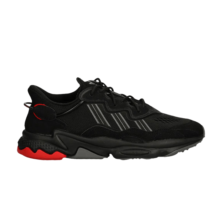 Buy Adidas Ozweego 'Black Grey Scarlet' - IF9567 | GOAT