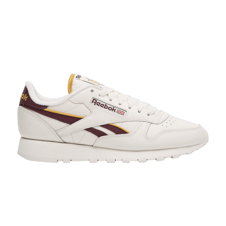 Buy Classic Leather 'Chalk Classic Maroon' - IF5519 | GOAT