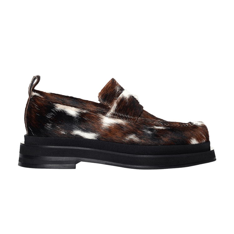 Buy Simone Rocha Heart Toe Platform Loafer 'Cow Pattern' - LOF1PDM0794 ...