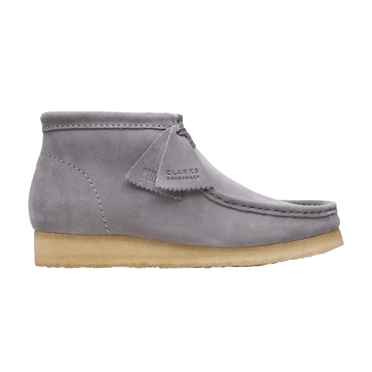 Buy Clarks Wallabee Boot 'Grey Suede' - 261 69731 | GOAT