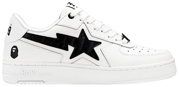 Buy Bapesta Icon #1 M2 'Croc Pack - White Black Buy Bapesta Icon #1 M2 'Croc Pack - White Black