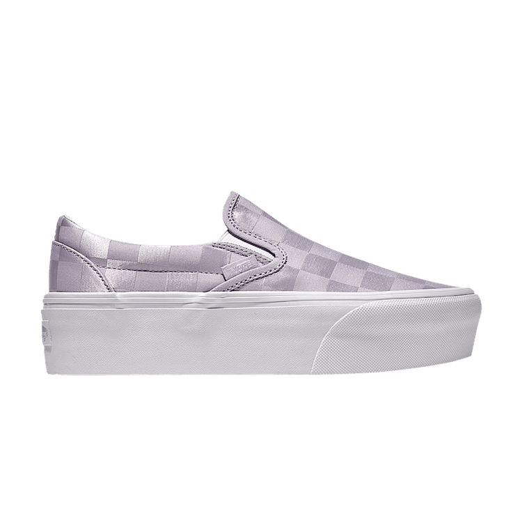 Buy Vans Classic Slip-On Stackform 'Checkerboard - Lilac Purple ...