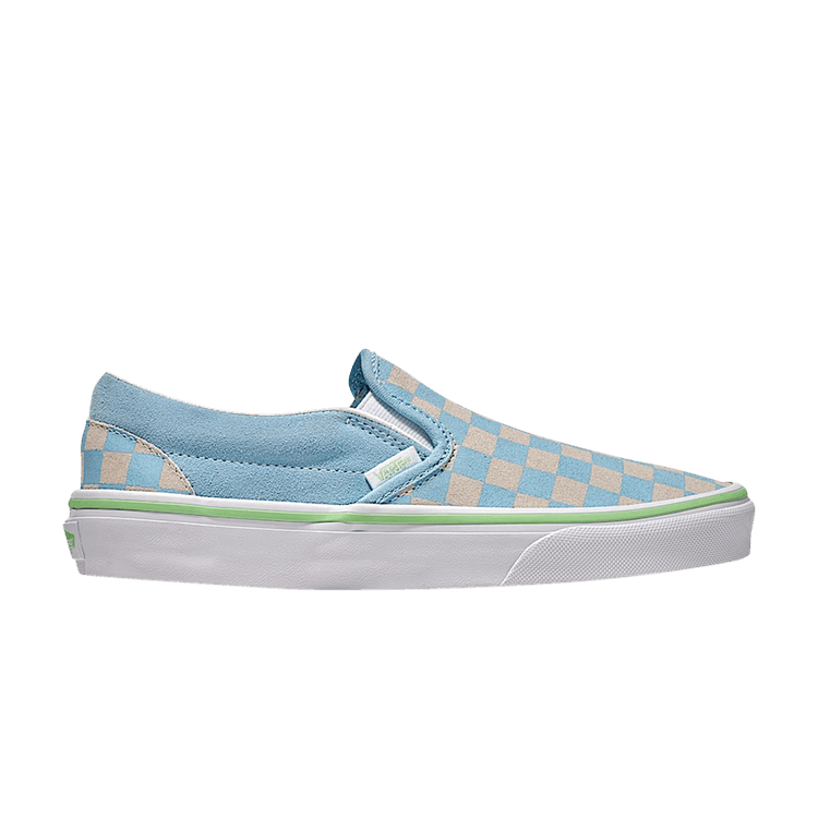 Buy Vans Classic Slip-On 'Checkerboard - Crystal Blue' - VN000D6YCAU | GOAT