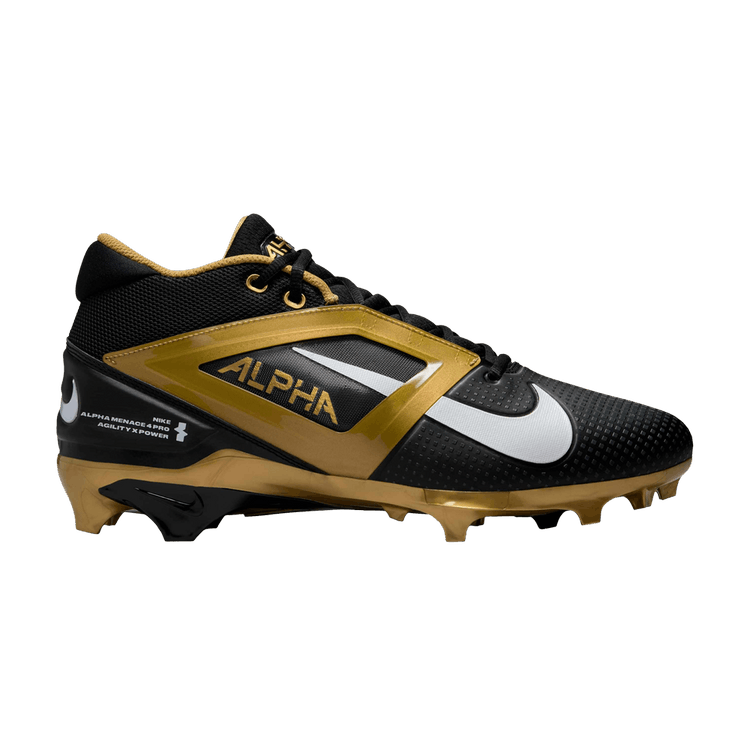 Buy Nike Alpha Menace 4 Pro 'Black Metallic Gold' - FD7037 003 | GOAT