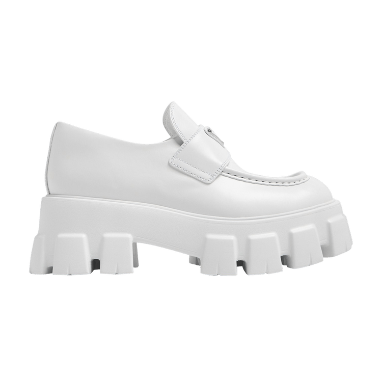 Buy Prada Wmns Monolith Loafer 'White' - 1D649M B4L F0009 | GOAT