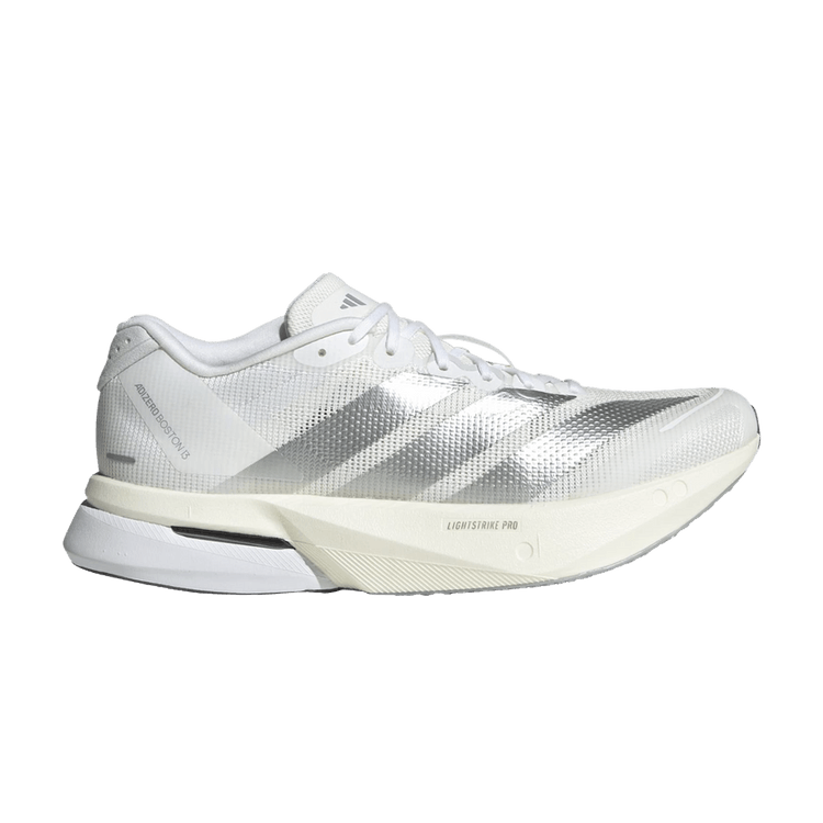 Buy adidas Wmns Adizero Boston 13 'White Matte Silver' - JS4948 | GOAT