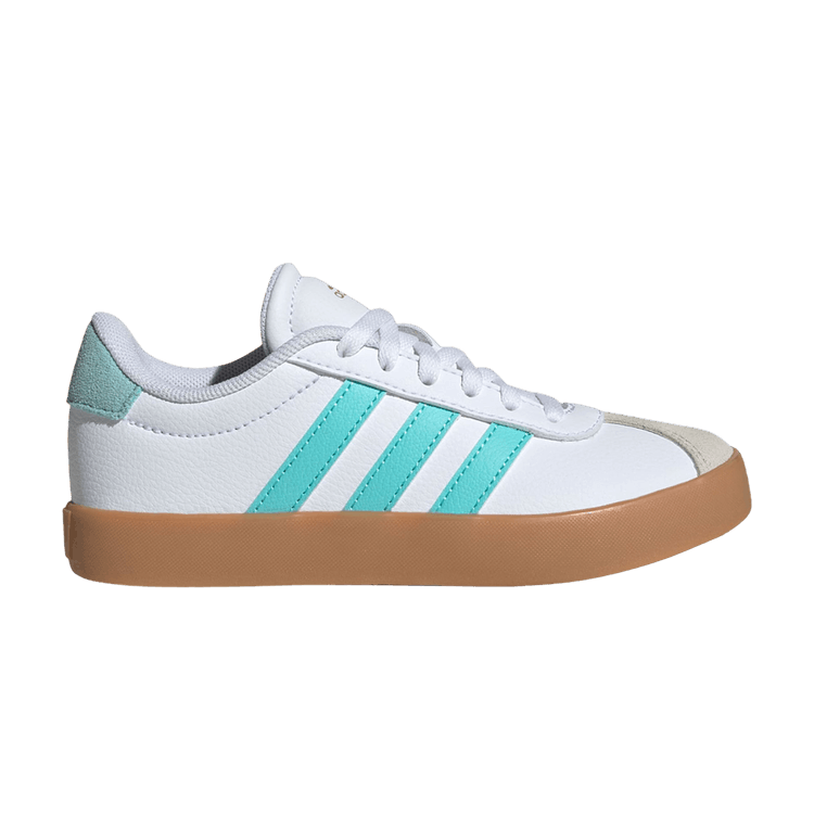 Buy Adidas VL Court 3.0 K 'White Flash Aqua' - JH8721 | GOAT