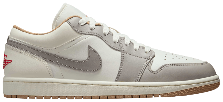 Buy Air Jordan 1 Low 'Sail College Grey' - 553558 169 | GOAT