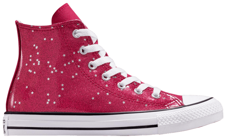 Buy Converse Chuck Taylor All Star High GS 'Glitter - Sporty Berry ...