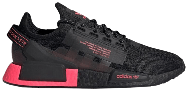 Buy Adidas NMD_R1 V2 'Black Flash Red' - GX4989 | GOAT