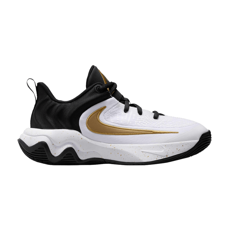 Buy Nike Giannis Immortality 4 GS 'Black White Metallic Gold' - IH7664 ...