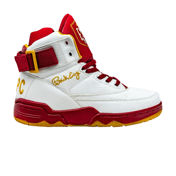 Buy Pimp C x Ewing 33 Hi 'White Biking Red Gold' - 1BM00494 123 | GOAT