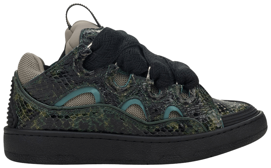 Buy Lanvin Wmns Curb Sneakers 'Green Python' - FW SKDK02 PTCA A22442 | GOAT