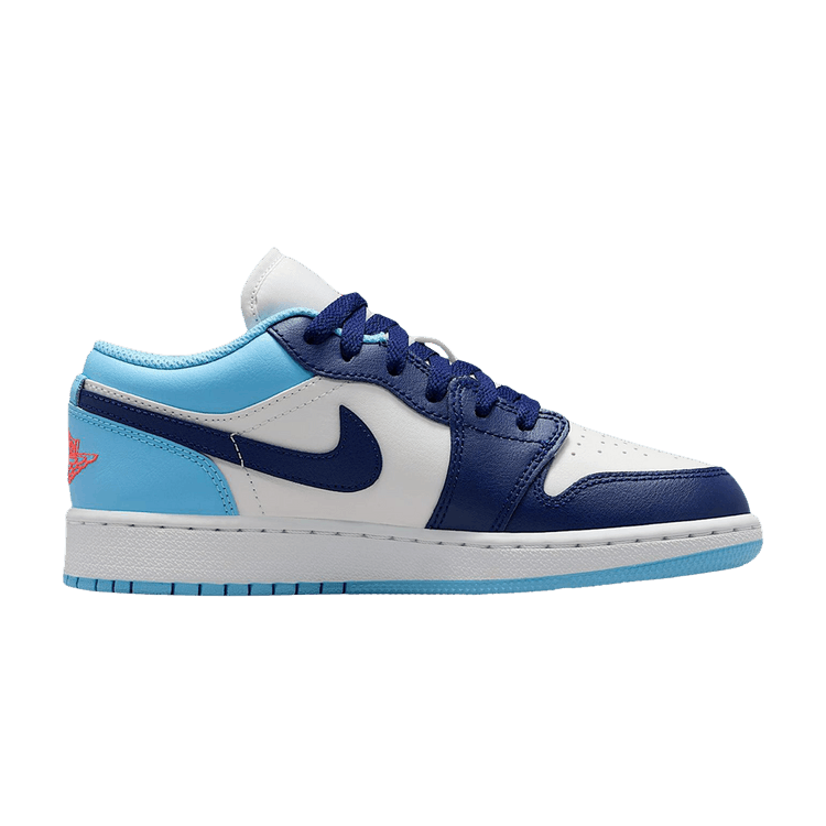 Buy Air Jordan 1 Low GS 'Sail Blue Chill' - 553560 149 | GOAT