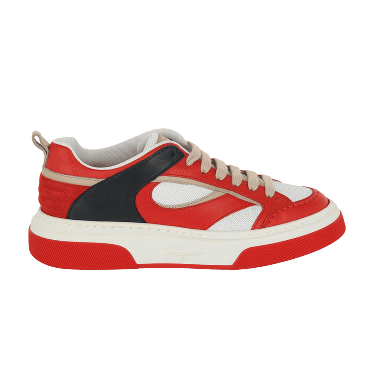 Buy Ferragamo Cassini Low Sneaker 'Red' - 021276 760903 M | GOAT