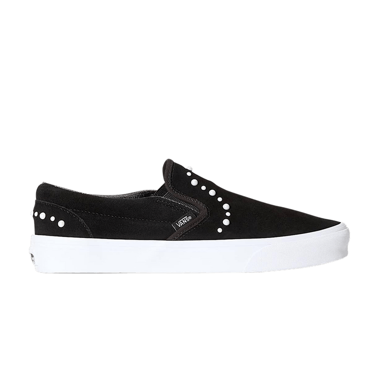 Buy Vans Wmns Classic Slip-On 'Pearls - Black' - VN000ED2BLA | GOAT