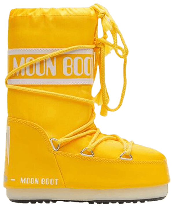 Buy Moon Boot Icon Low Nylon Boot 'Yellow' - 14004400084 | GOAT