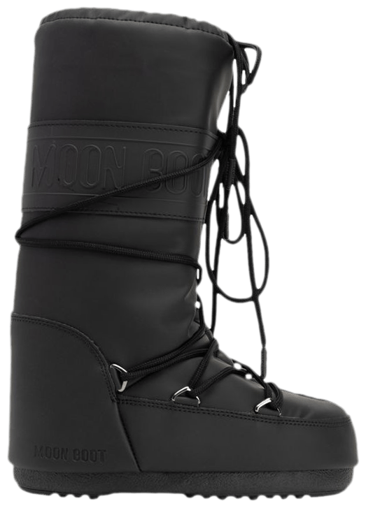 Buy Moon Boot Icon Rubber Boot 'Black' - 80D1402760 N001 | GOAT