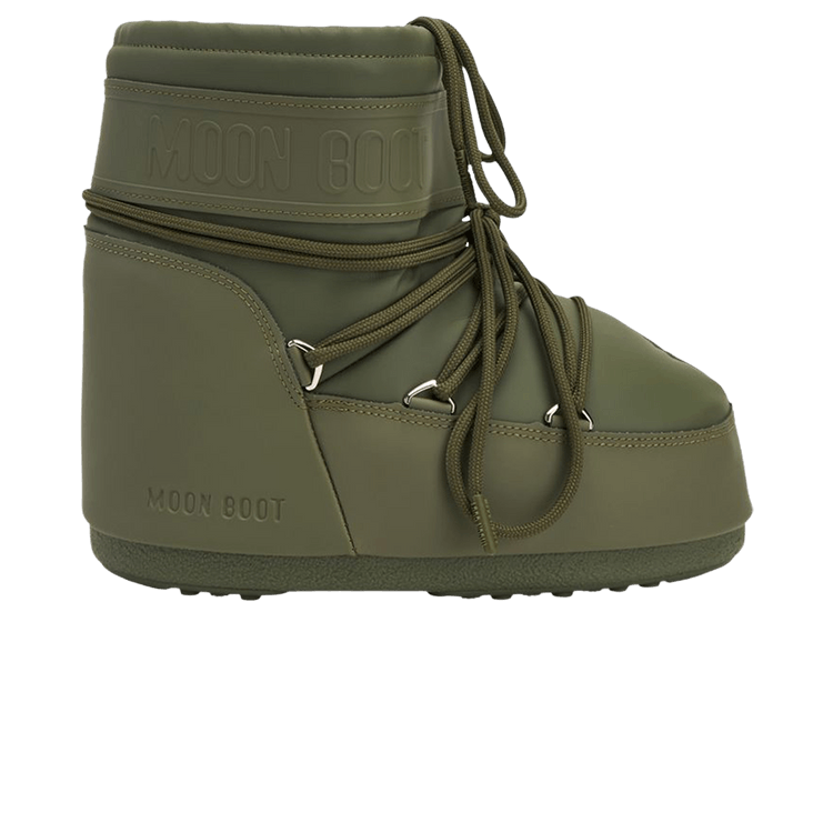 Buy Moon Boot Icon Rubber Low Boot 'Khaki' - 80D1409380 M006 | GOAT