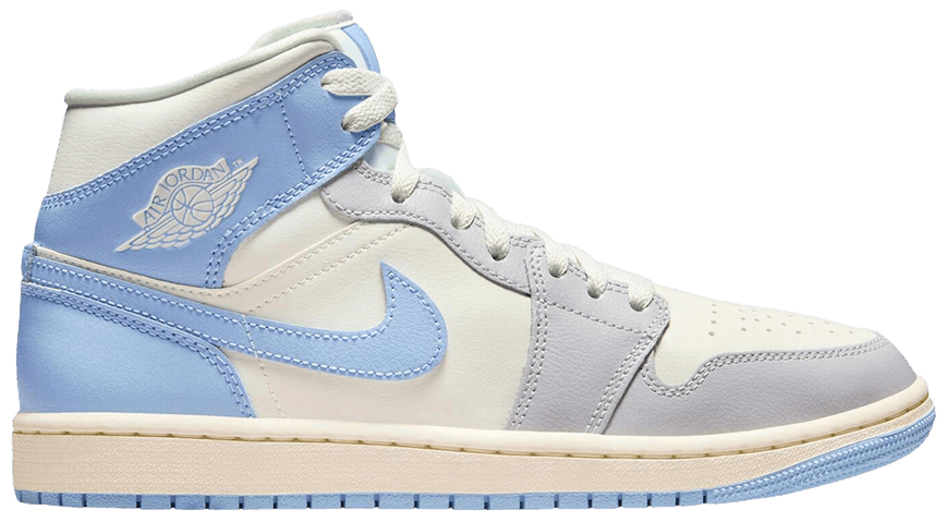 Buy Wmns Air Jordan 1 Mid 'Psychic Blue Sail Coconut Milk' - BQ6472 402 ...