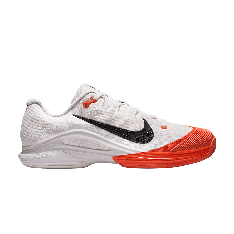 Buy NikeCourt Air Zoom Vapor 12 HC 'Sail Turf Orange' - IB6555 100 | GOAT