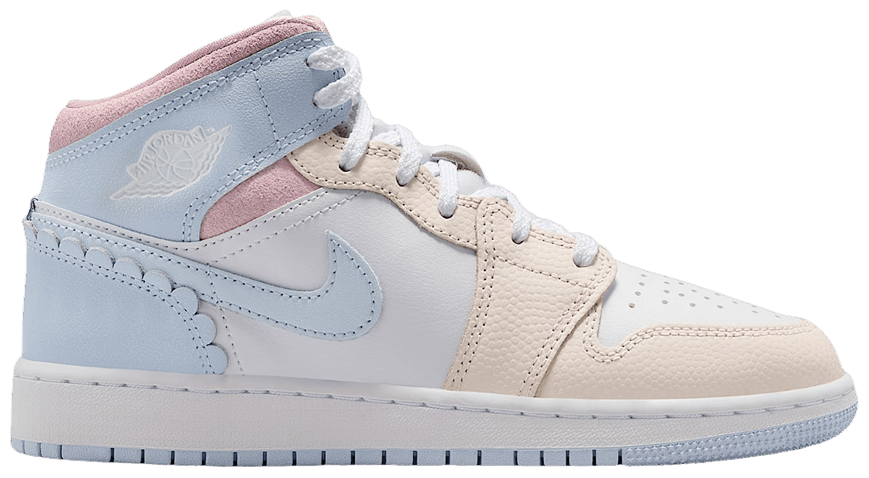 Buy Air Jordan 1 Mid SE GS 'Half Blue' - IB7057 403 | GOAT